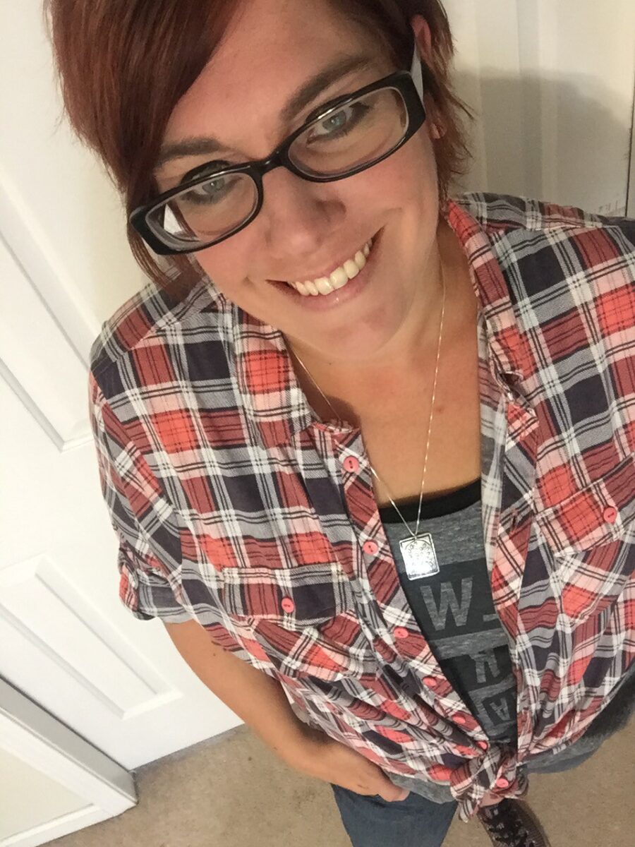 Mad About Plaid and a Graphic Tee – Shelbee on the Edge