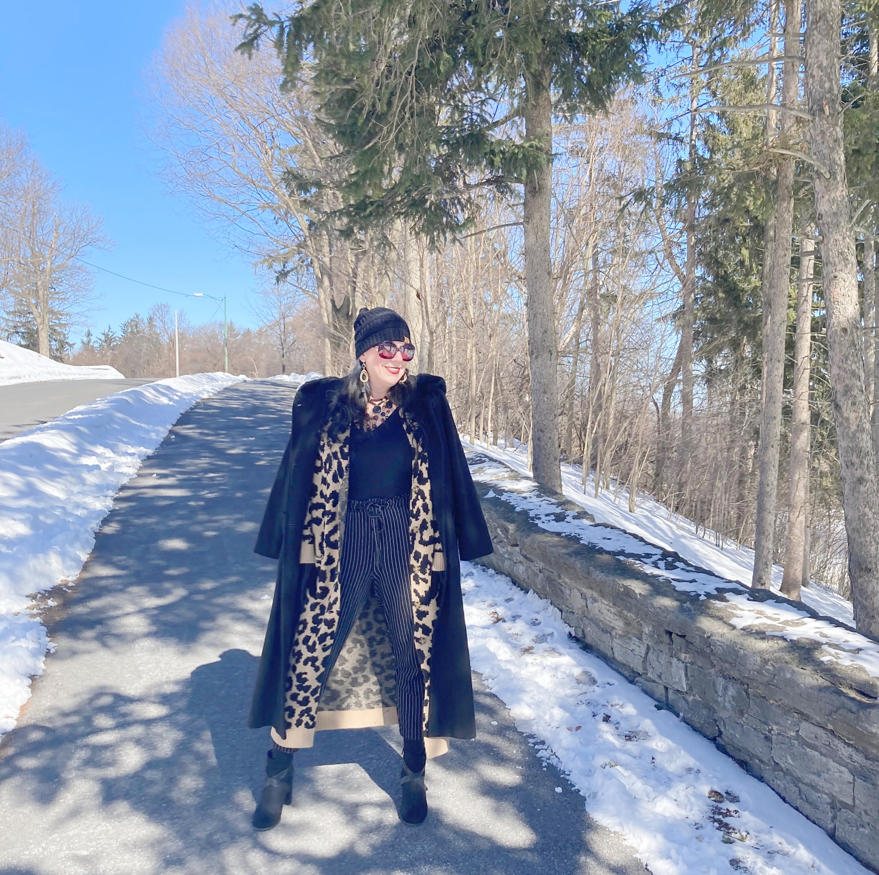 The Best Leopard Cardigan & Link Up on the Edge #236 – Shelbee on the Edge